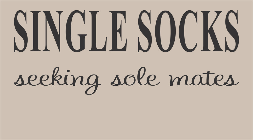 SIGN Design - Single Sock Laundry Room – Two Sisters DIY