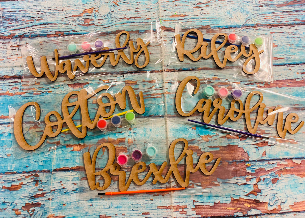 DIY Name paint kit – Two Sisters DIY