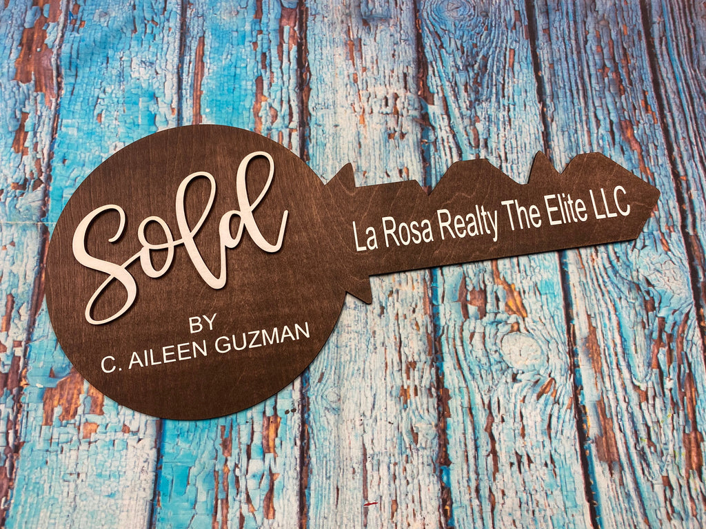 Sign - Realtor closing key – Two Sisters DIY